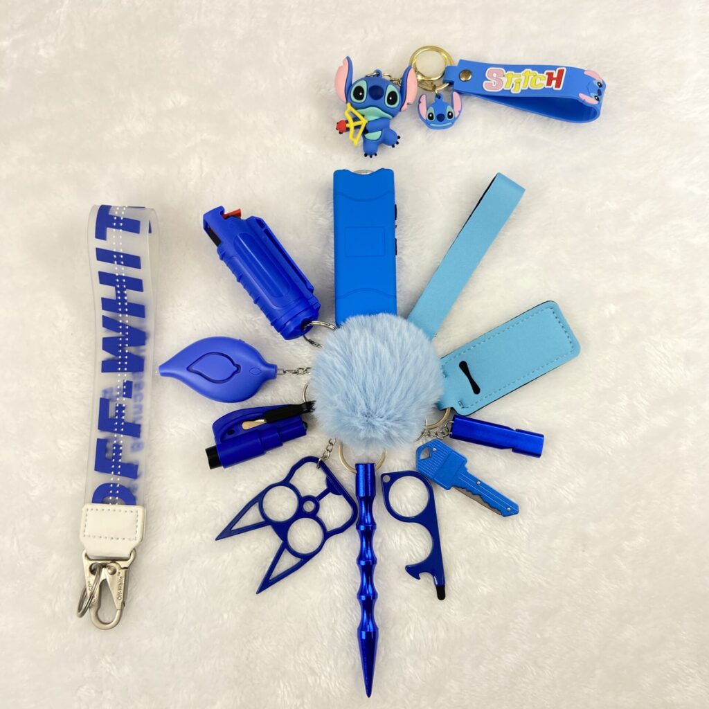 Stitch 14-in-1 Self Defense Keychain – Ladies Protect